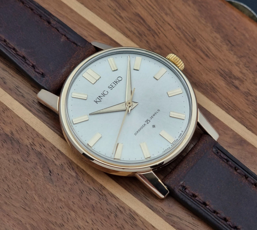 King Seiko Watch J14102 vintage 1962 14k Gold Filled – Past2PresentWatches